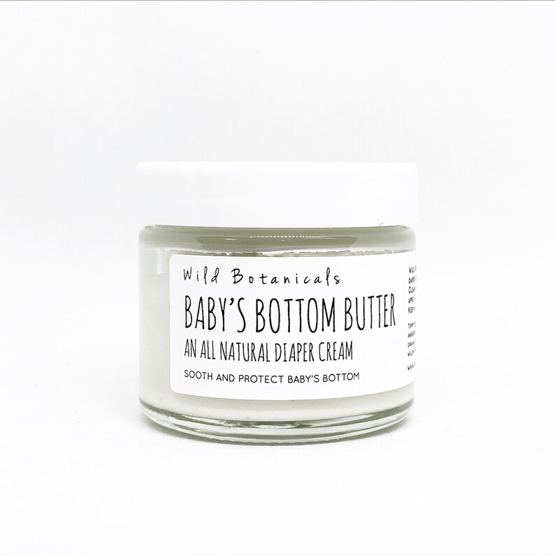 Baby's Bottom Butter 2oz Jar All Natural Diaper Cream | Etsy