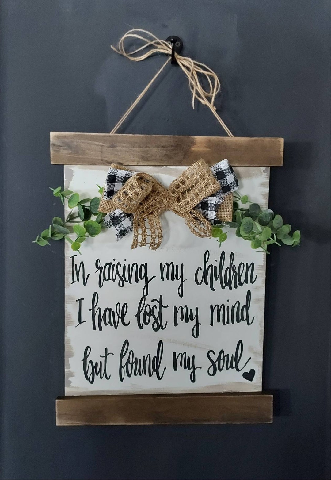 Faux Scroll Signs, Mothers Day Gift, Motherhood Quote - Etsy