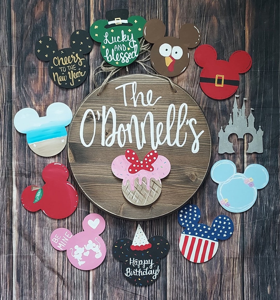 Interchangeable Door Sign, Interchangeable Mouse Sign - Etsy