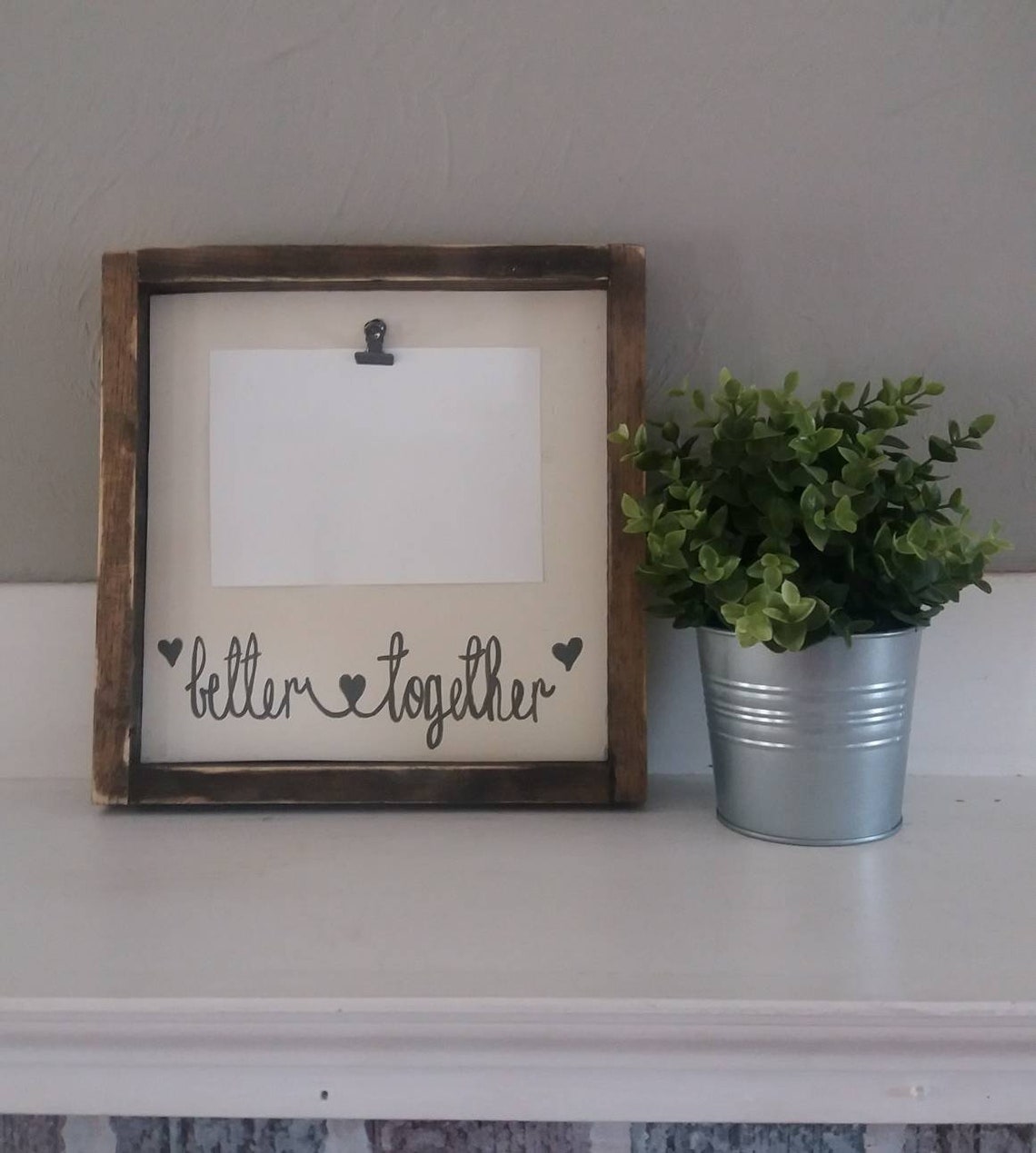 Better Together Frame Wood Picture Frame Wood Wall Decor - Etsy
