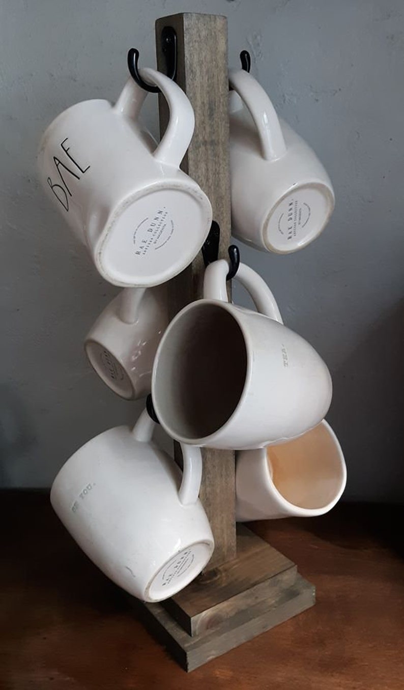 Mug Tree 6 Mug Mug Tree Coffee Mug Rack | Etsy
