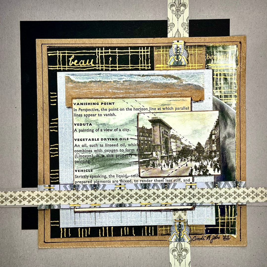 PAPIERS COLLÉS French Paris Forever - Original Collage - Etsy