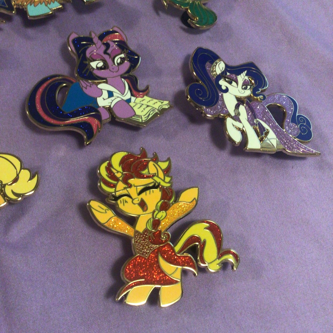 FULL SET of 7 Princess MLP Jumbo Enamel Pins | Etsy