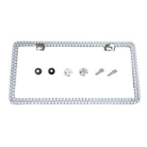 Handmade Bling Pearl License Plate Frame: 3D Diamond Gem Cover - Etsy