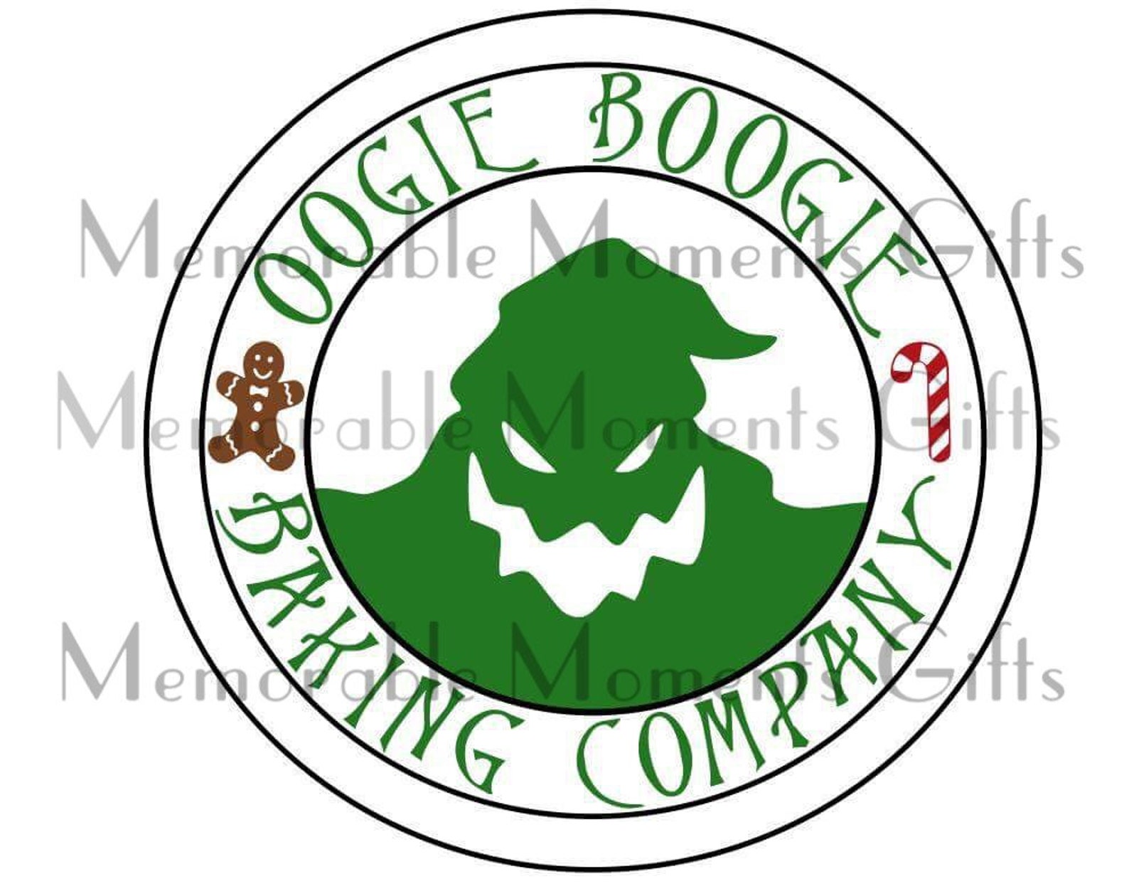 Oogie Boogie SVG, Nightmare Before Christmas, Christmas, Gingerbread ...