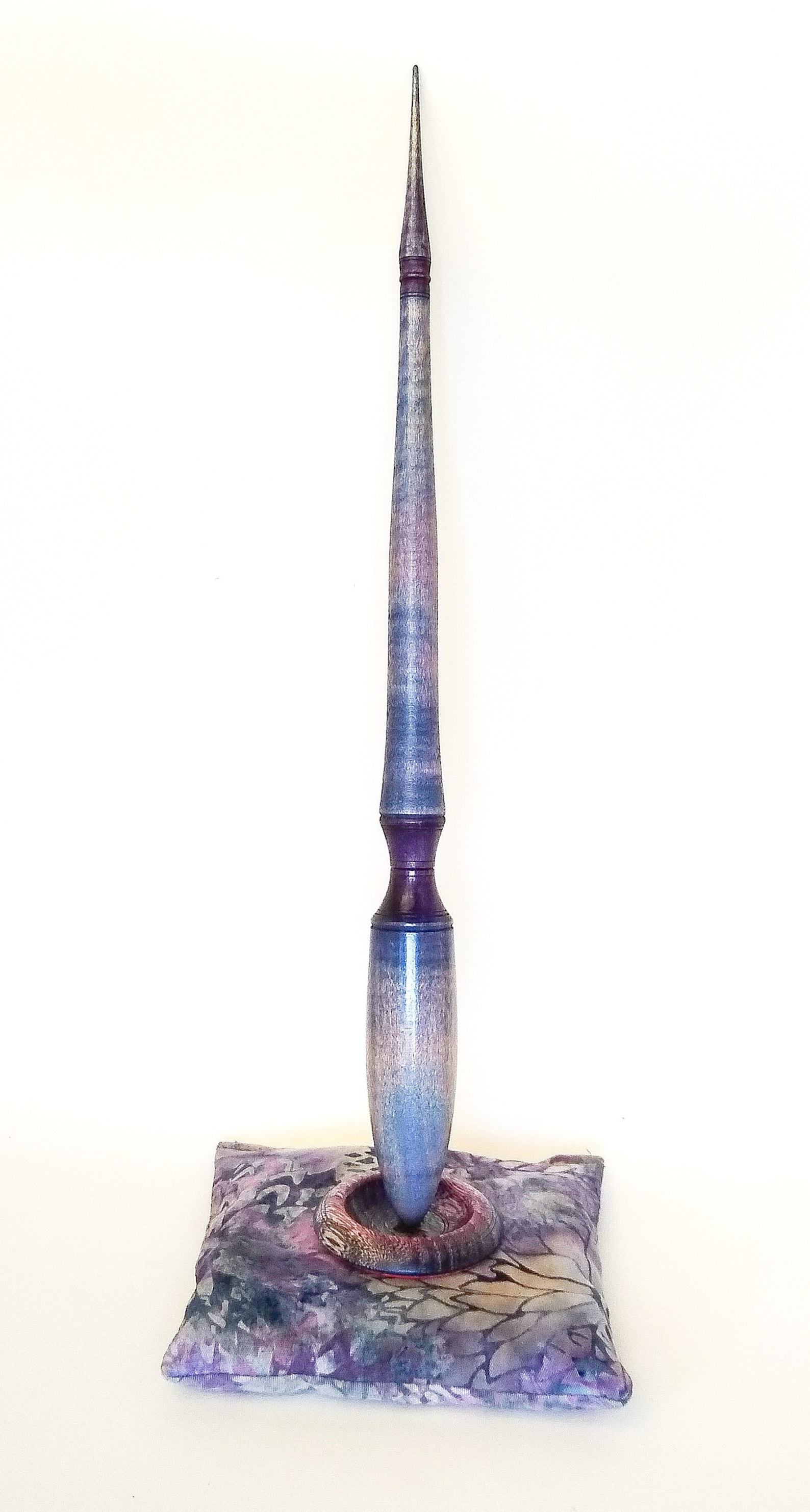 Russian Spindle for Hand Spinning in Hand-dyed Sugar Maple (made to ...