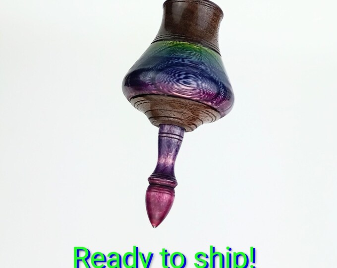 OOAK Tibetan Style Supported Spindle With Steel Tip for Hand Spinning ...