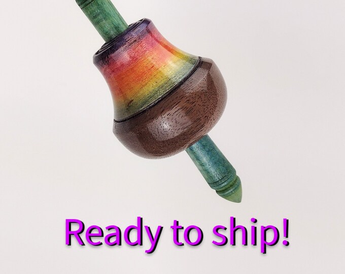 Tibetan Style Supported Spindle With Steel Tip for Hand Spinning in ...