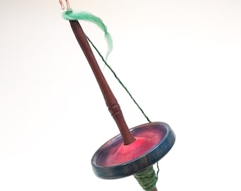 Akha Style Spindle in Sugar Maple and Black Walnut made to - Etsy