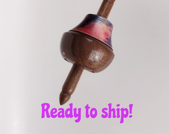 Tibetan Style Supported Spindle With Steel Tip for Hand Spinning in ...