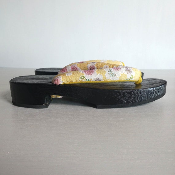 Wooden clogs, "geta" - Japanese vintage - black lacqu… - Gem
