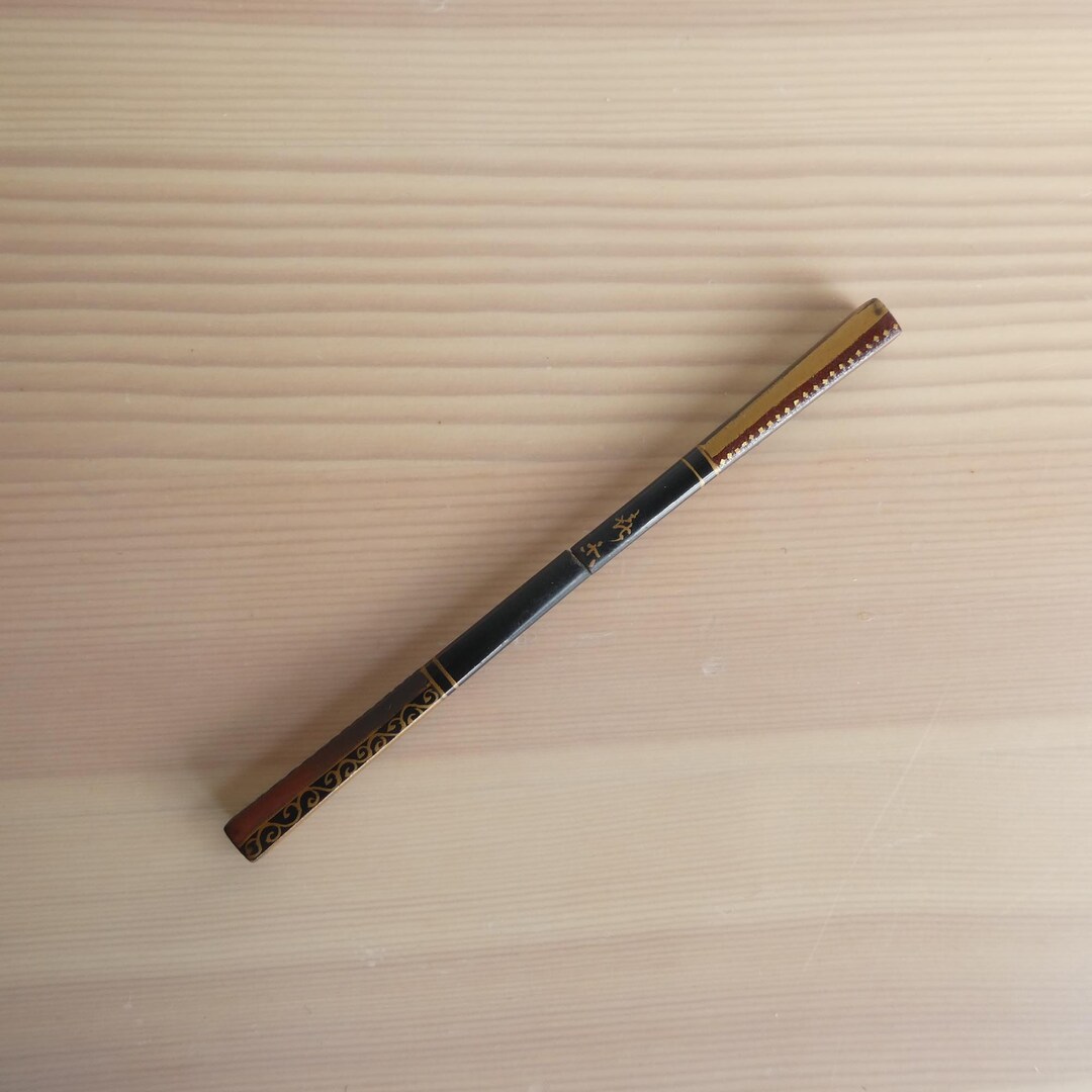 Vintage Kanzashi, "kougai" - Japanese Hair Stick - Urushi Lacquered ...
