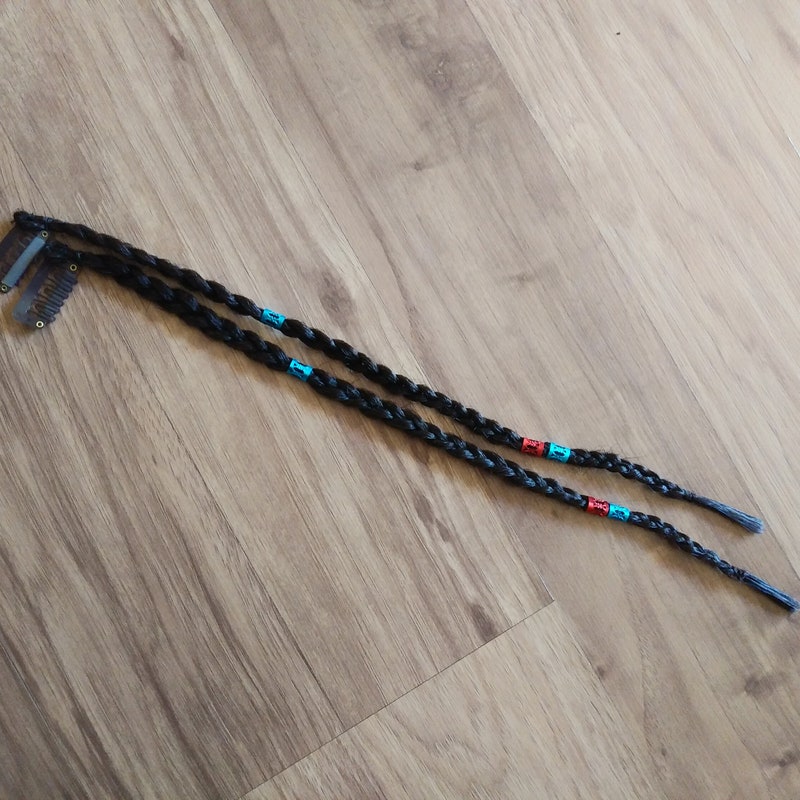 Braid in Extensions Pink - Etsy