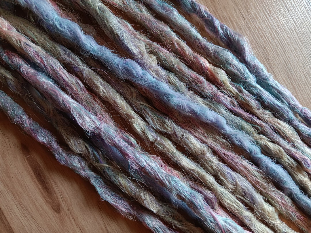 Synthetic Dreadlocks - Pastel Blend 7 DE Bundle - Natural Crochet ...