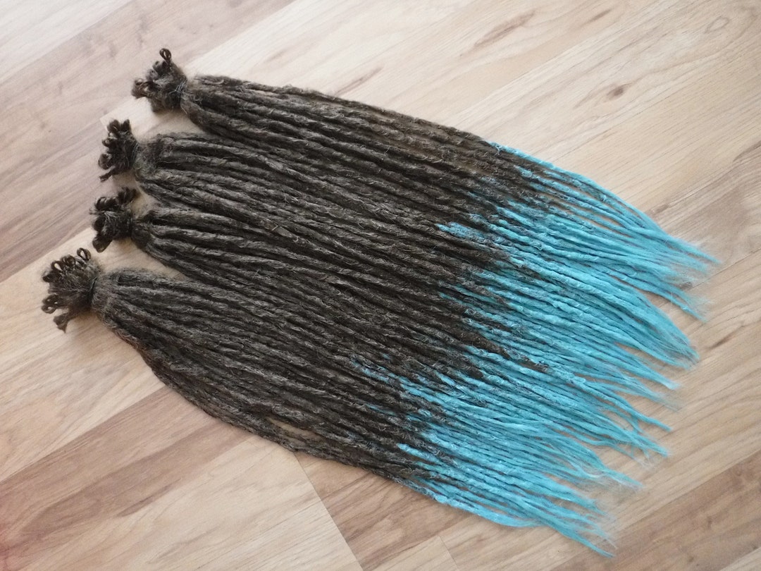 Synthetic Dreadlocks - Full Set (80 Ends) Natural Crocheted Texture ...