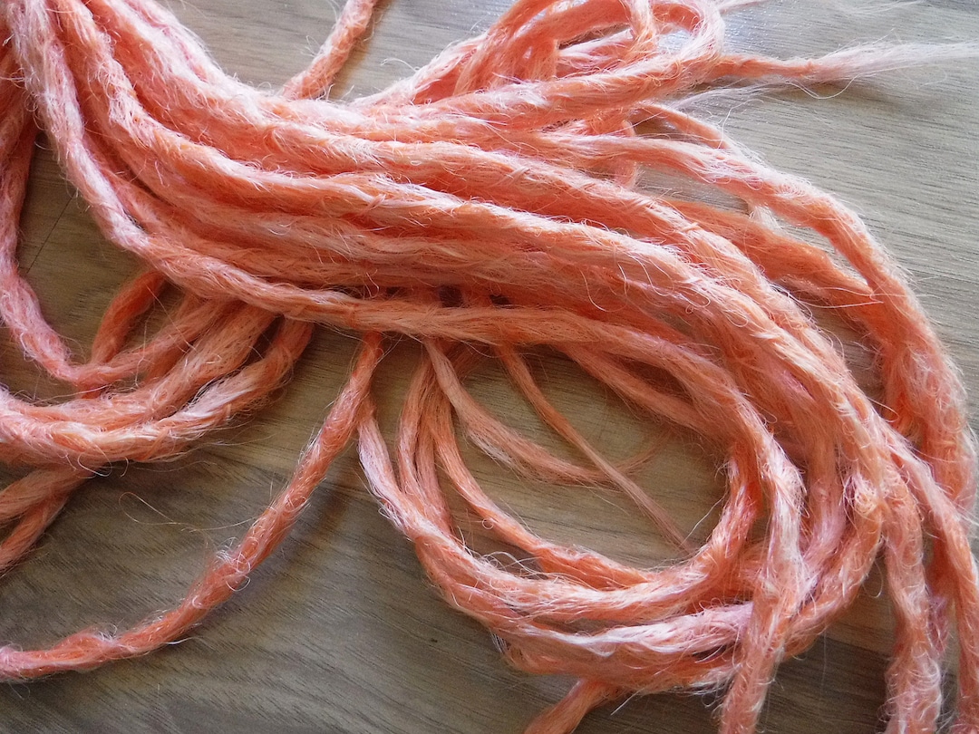 Synthetic Dreadlocks - Custom Color Blend - Peach - Crocheted Natural ...