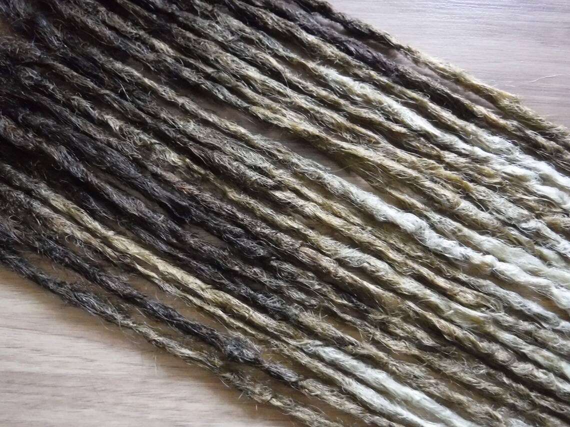 Synthetic Dreadlocks - Ombre Weft Clip Quarter Set of 20 Ends ...