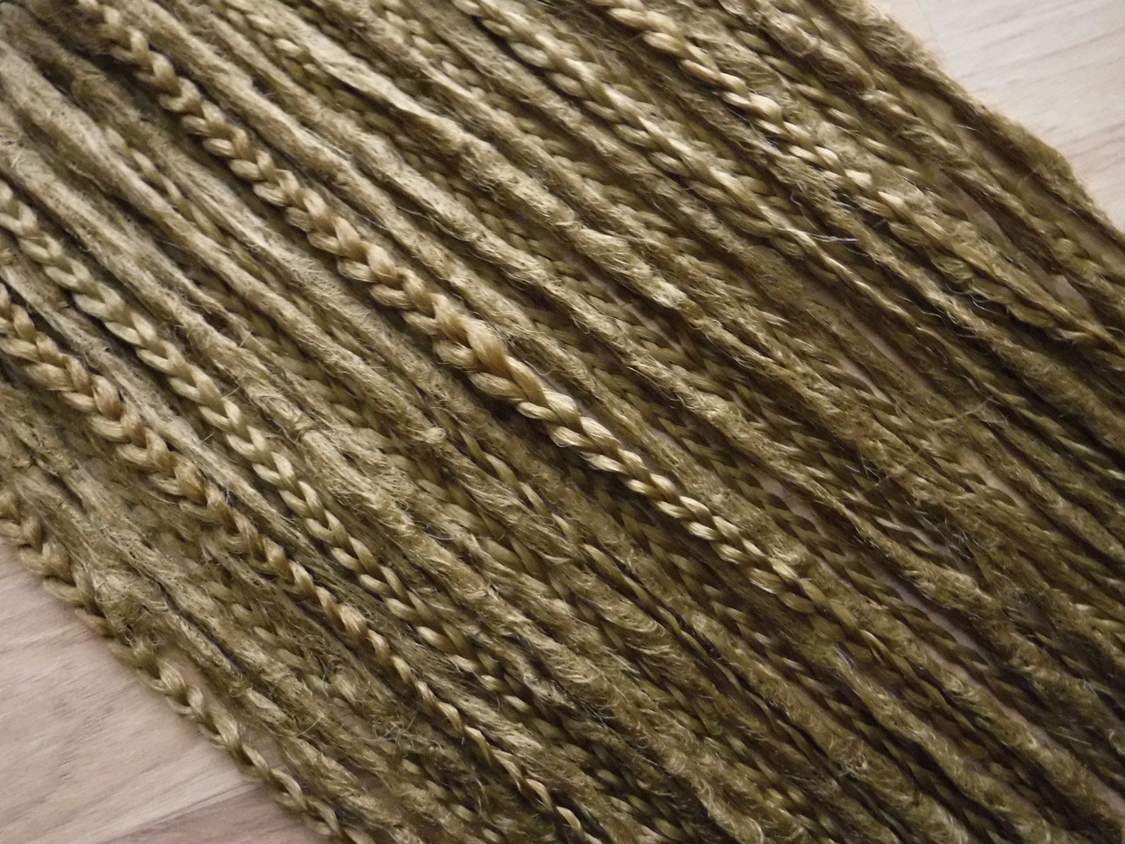 Synthetic Dreadlocks Viking Braid/dread Combo Half Set 20 DE | Etsy