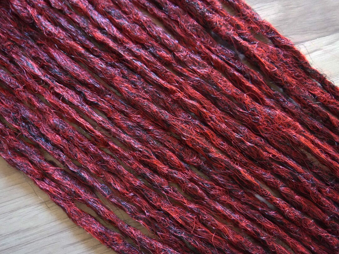 Synthetic Dreadlocks - Sith Set of 10 SE - Natural Texture Microthin ...