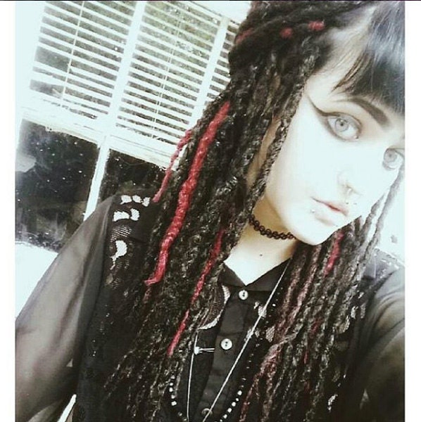 Synthetic Dreadlocks Full Set 80 Ends Crocheted Sharpie - Etsy