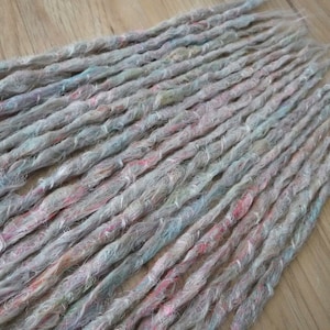 Synthetic Dreadlocks - Custom Color Blend - Holographic - Crocheted ...