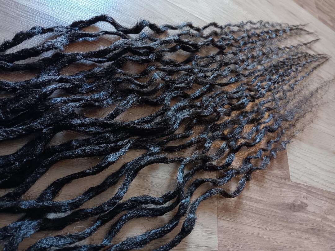Synthetic Dreadlocks - Water Wave Wispy Ended Extra Long SE Loop End ...