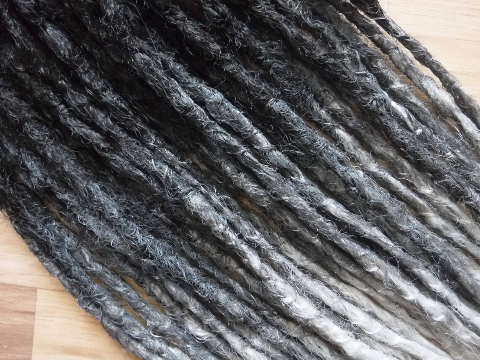 Synthetic Dreadlocks - Ombre Weft Clip Quarter Set of 20 Ends ...