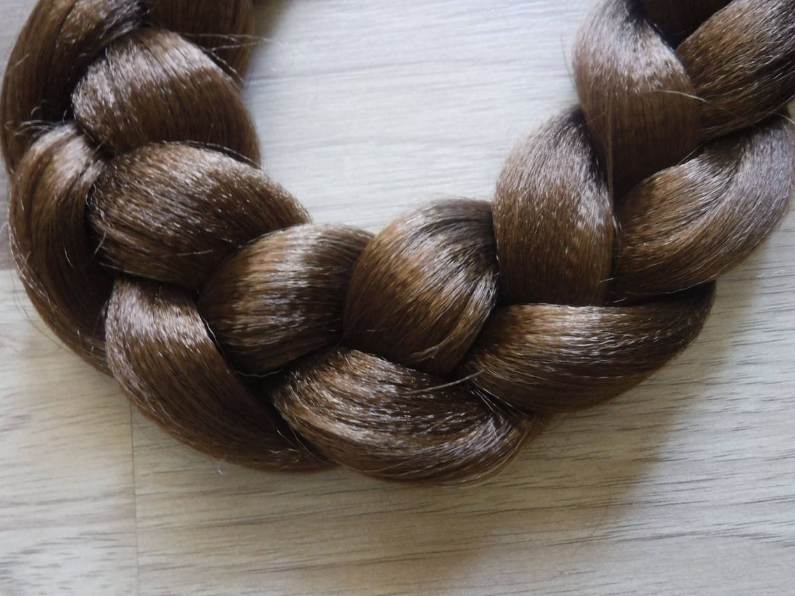 Princess Leia Braids - Star Wars Cosplay Extra Thick Pair of Clip on ...