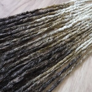 Synthetic Dreadlocks - Ombre Weft Clip Quarter Set of 20 Ends ...