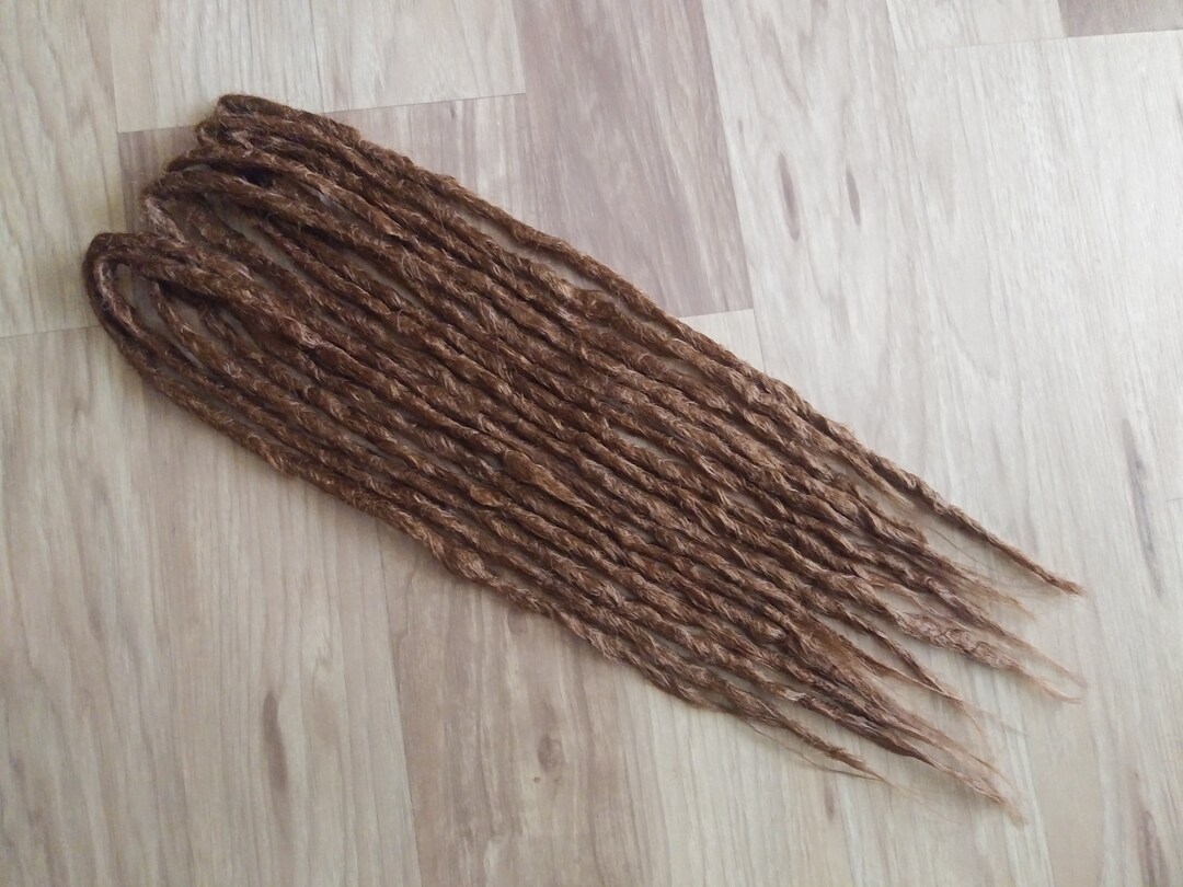 Synthetic Dreadlocks - Auburn 8 DE Bundle - Natural Crochet Texture ...