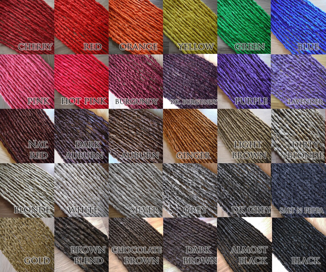 Braid Extensions Choose Your Color Synthetic Hair - Etsy