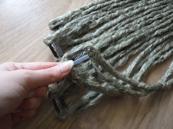 Custom Synthetic Dreadlocks 4 Dread Weft Clip Natural Look - Etsy
