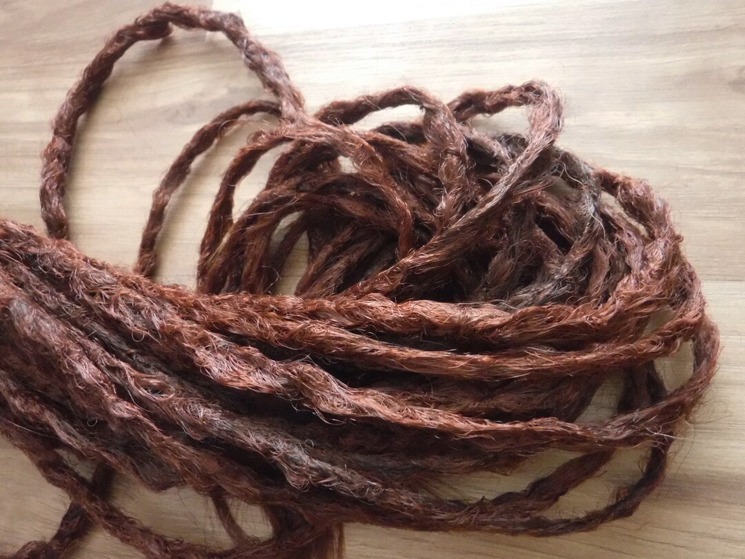 Synthetic Dreadlocks - Custom Color Blend - Mahogany - Crocheted ...
