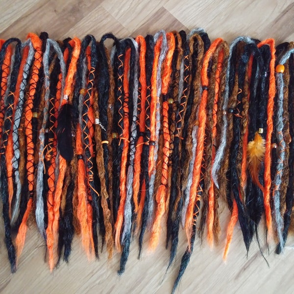 Orange Dreads - Etsy