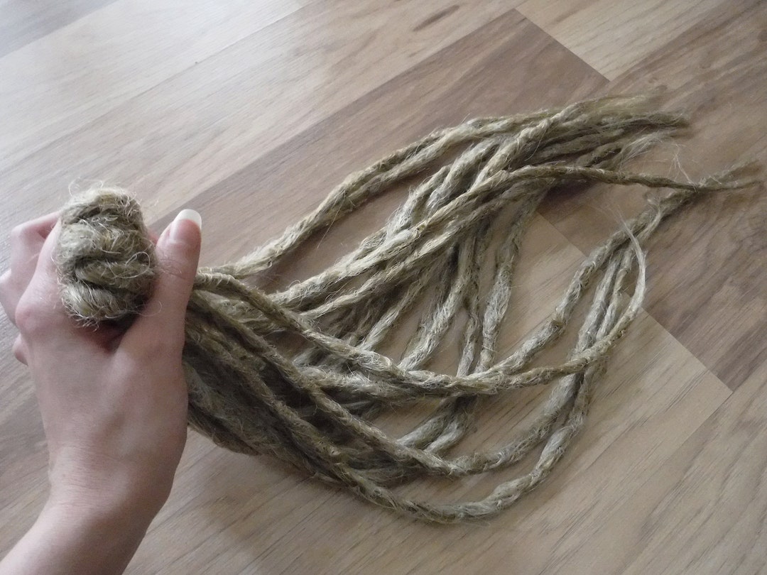 Custom Synthetic Dreadlocks - Set of 10 Extra Long 24-30" Crocheted ...