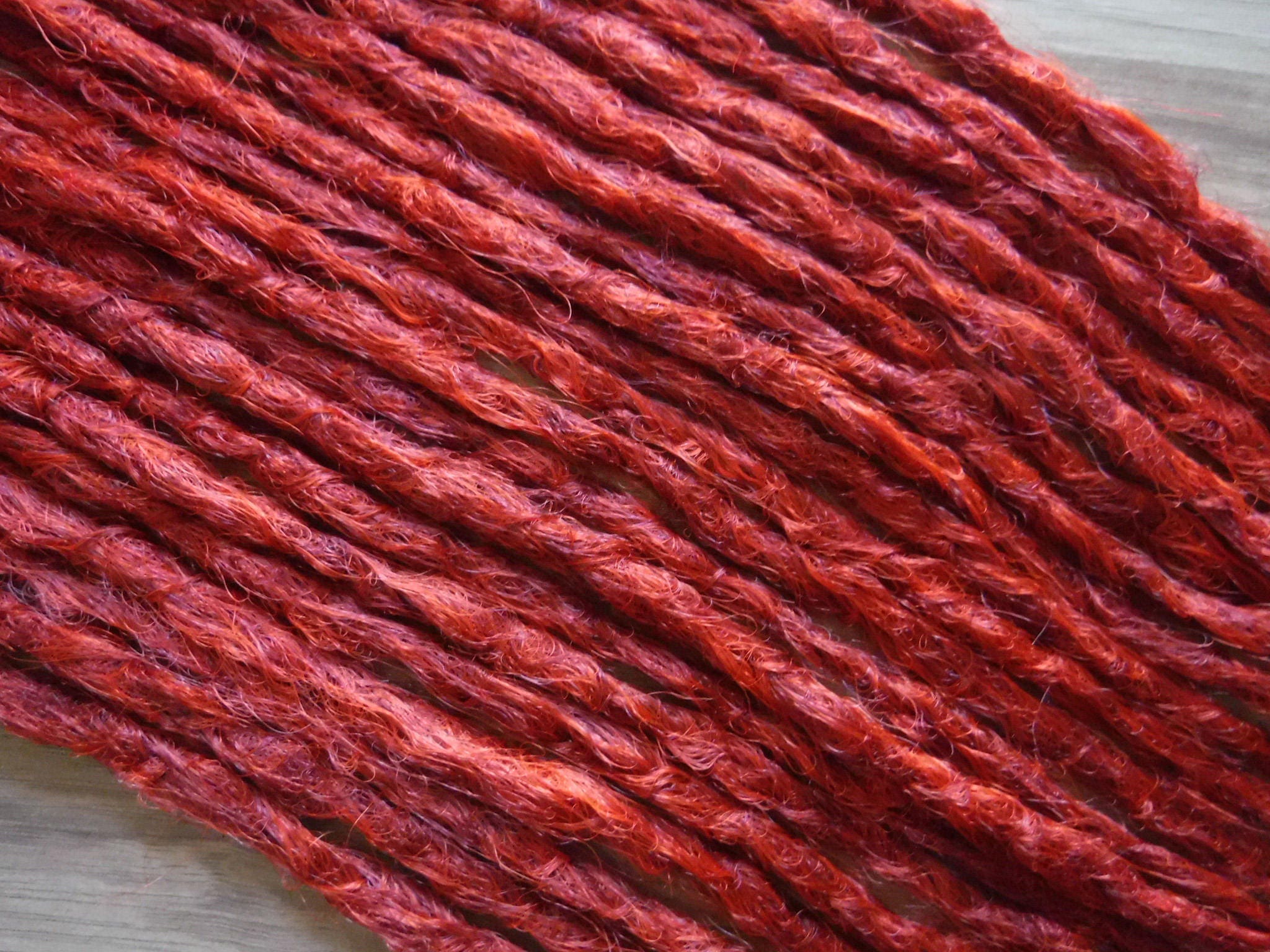 Synthetic Dreadlocks Red Blend Set of 10 SE Natural | Etsy