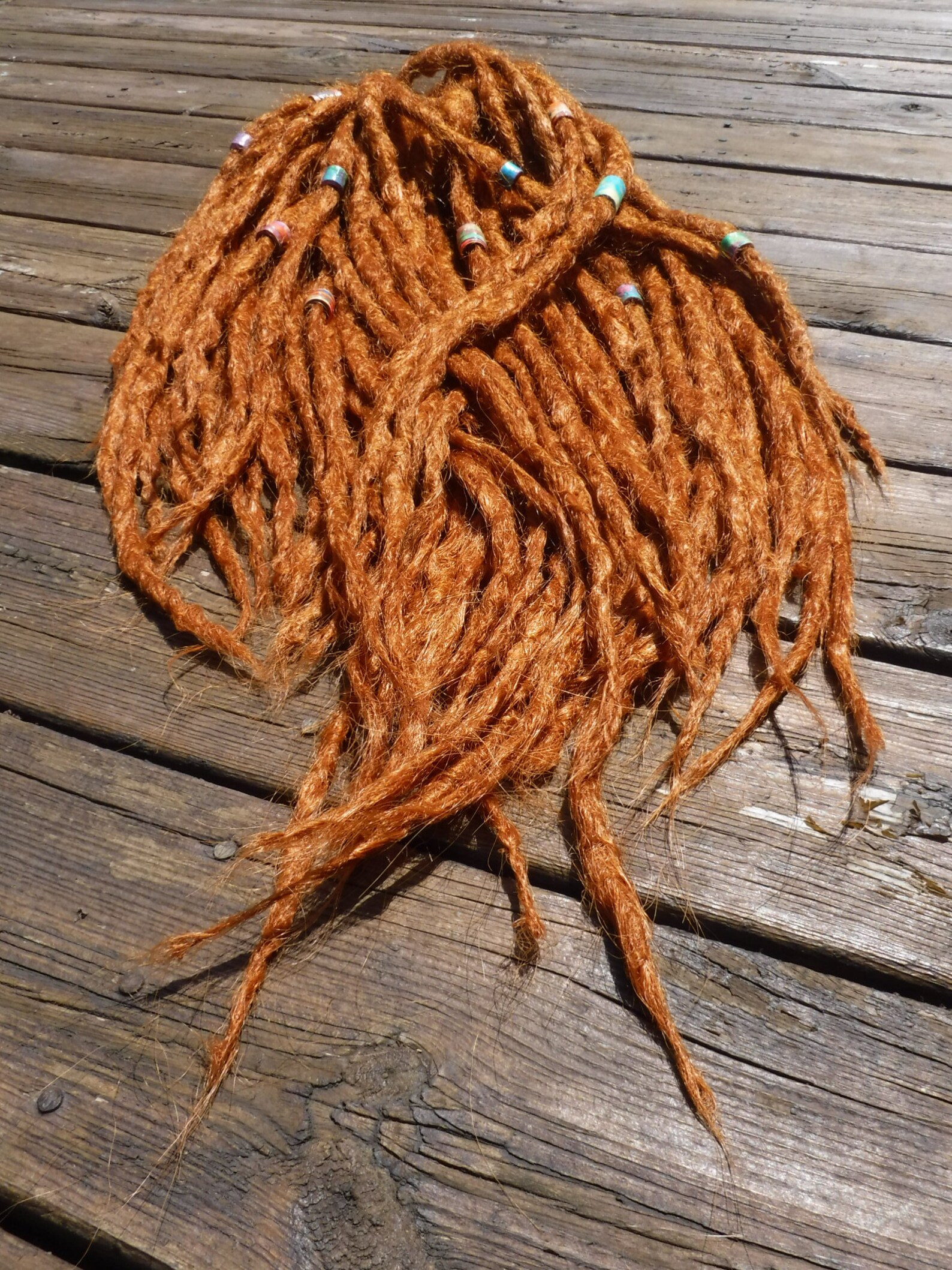 Synthetic Dreadlocks - Full Set (80 Ends) Natural Crocheted Texture ...