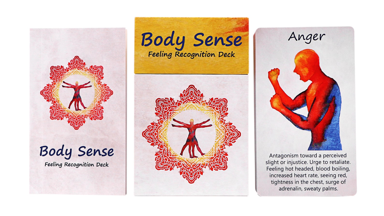 Body Sense Feeling Deck - Emotional Intelligence Study Deck - Hand ...