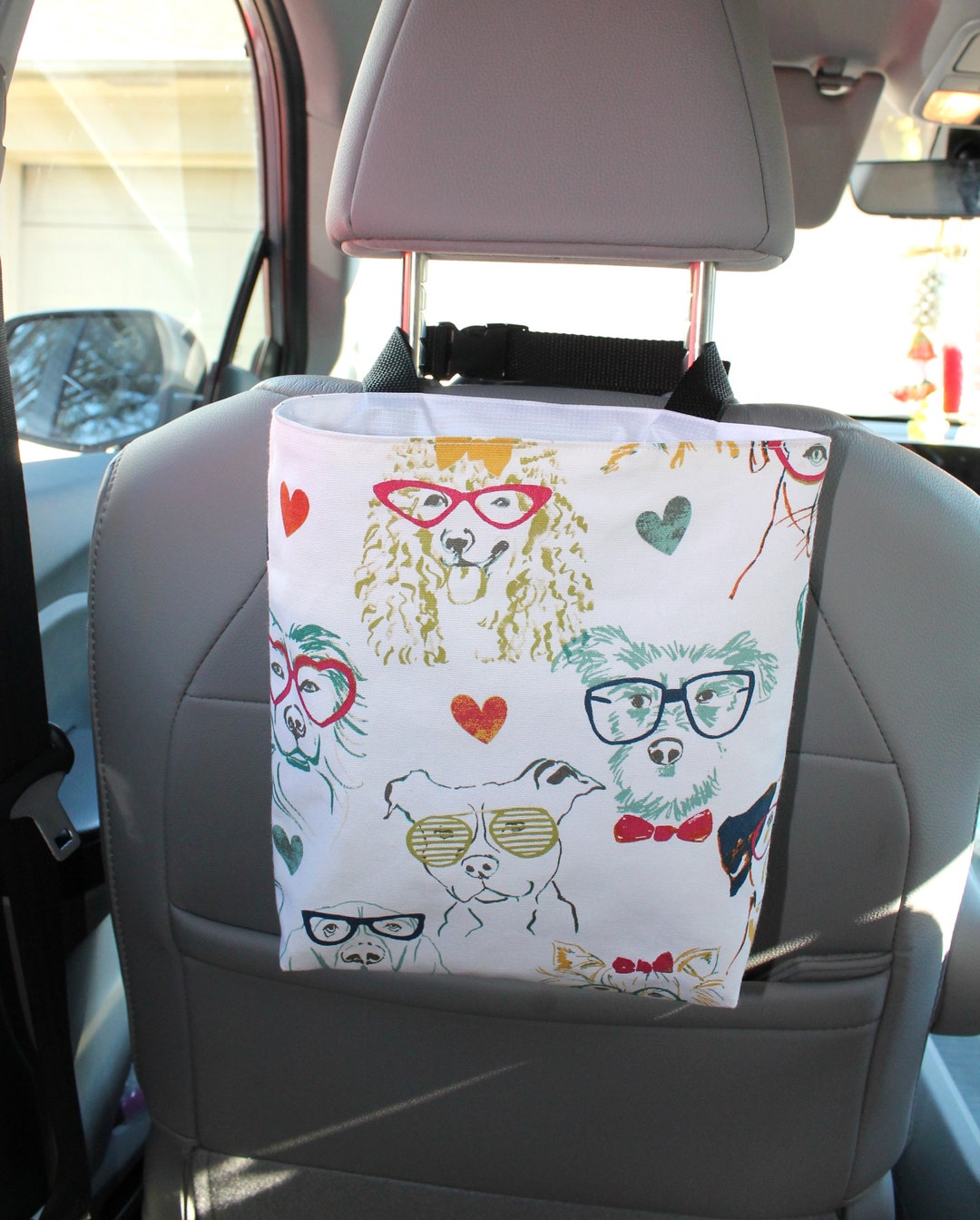 Reusable Car Trash Bag- Dogs - Etsy