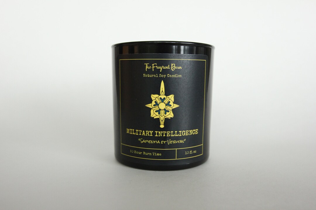 Military Intelligence Army Candles Branch Insignia Gift Graduation ...