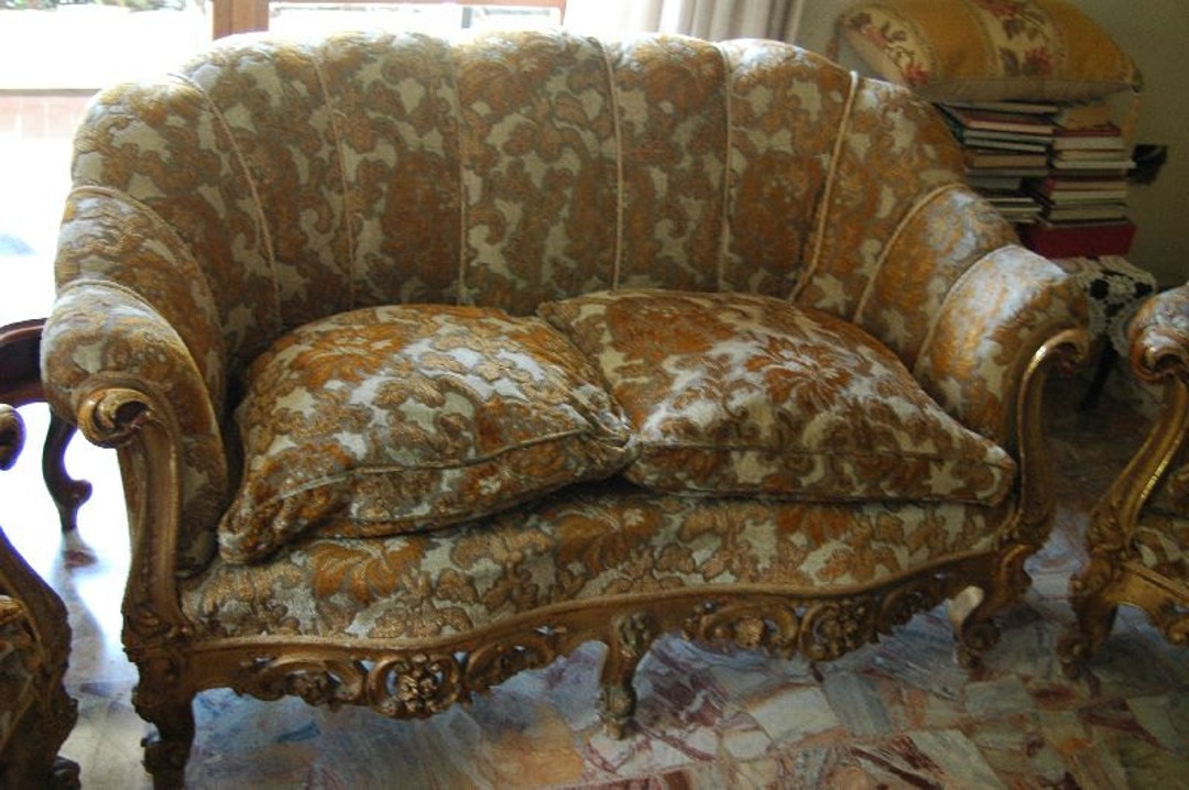 Italian Rococo Sofa and Chairs - Etsy