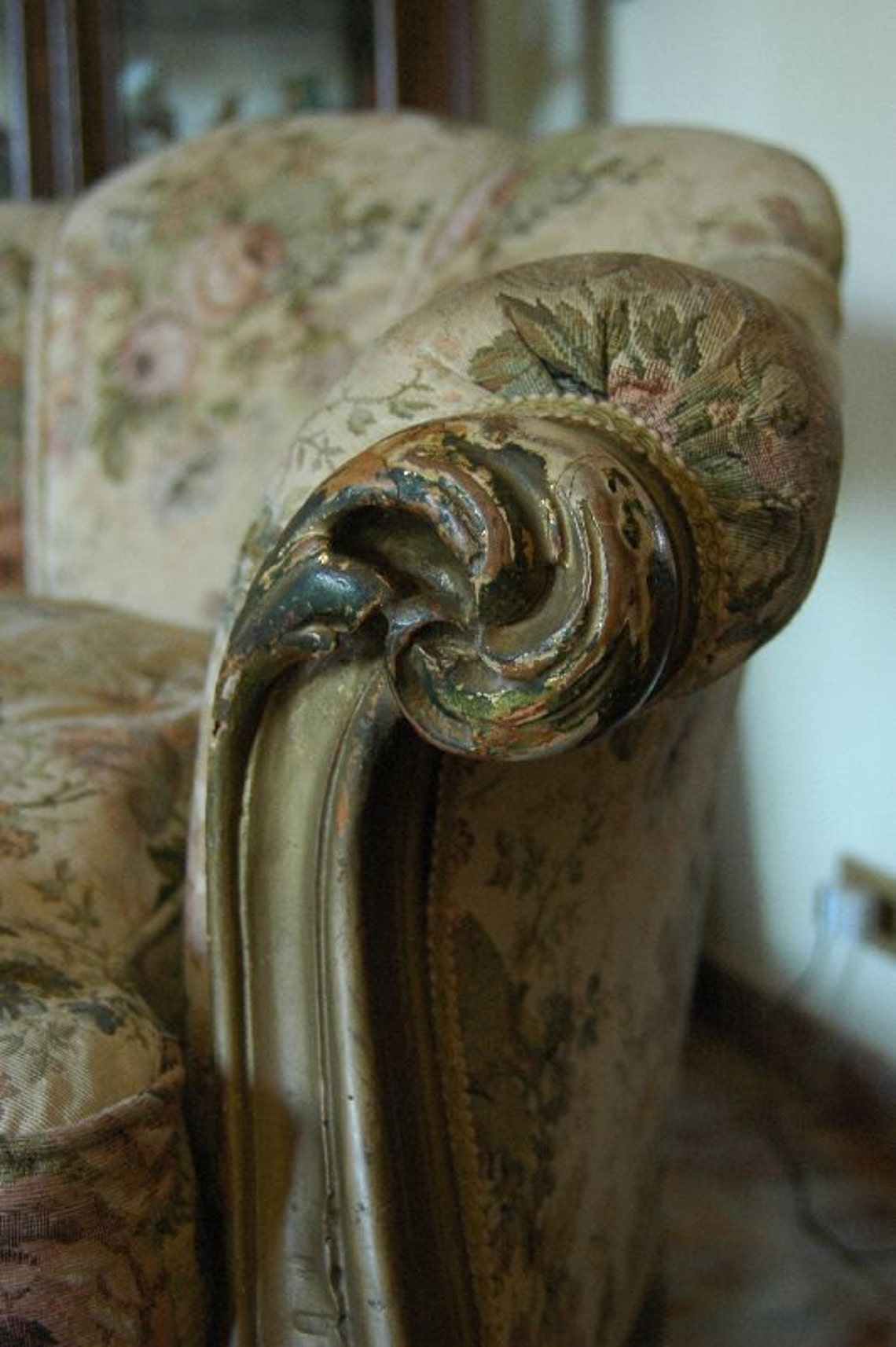 Italian Rococo Sofa and Chairs - White - Etsy