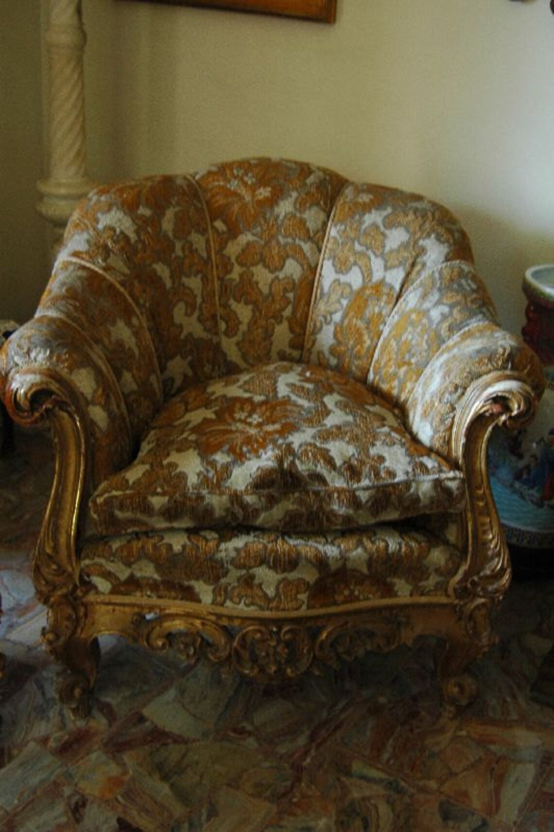 Italian Rococo Sofa and Chairs - Etsy