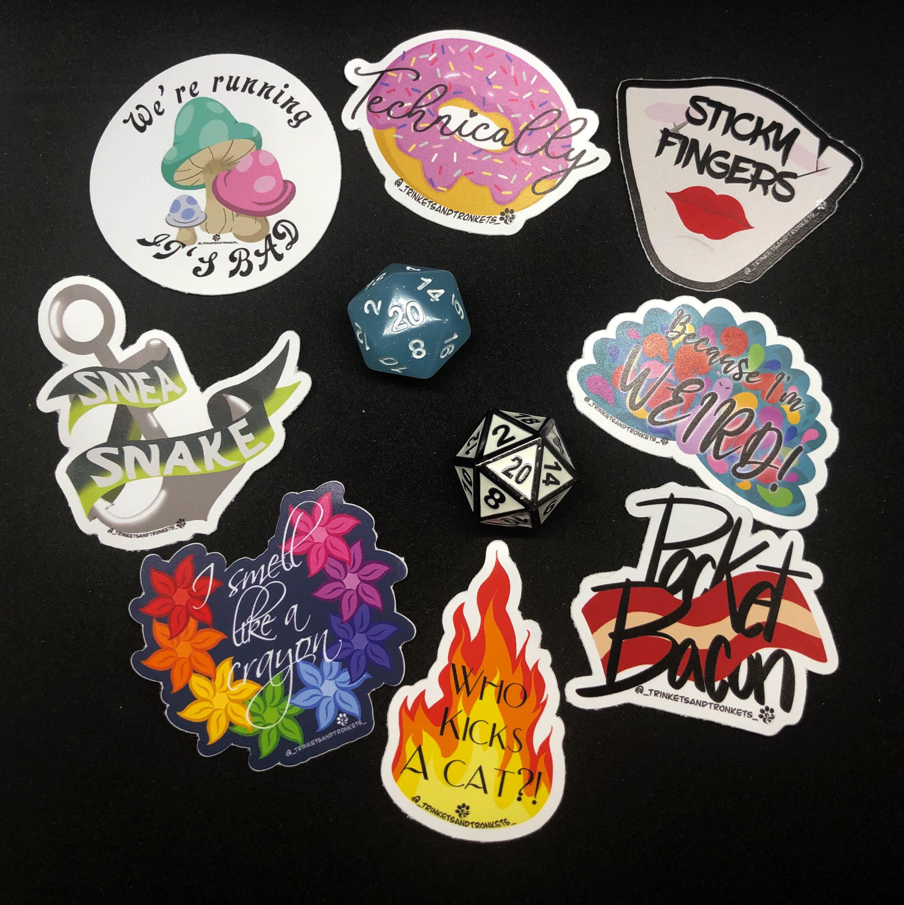 Mighty Nein Stickers - Etsy