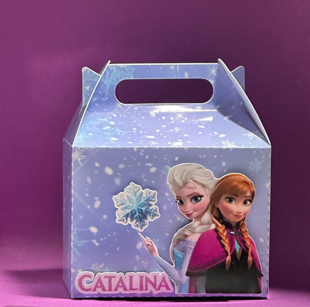 Frozen Party Favor Box Pack of 6 - Etsy