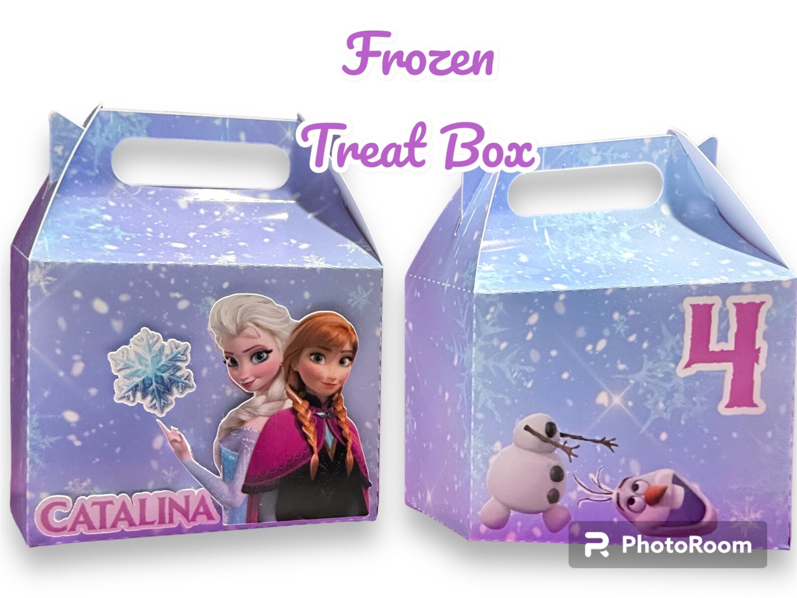 Frozen Party Favor Box Pack of 6 - Etsy