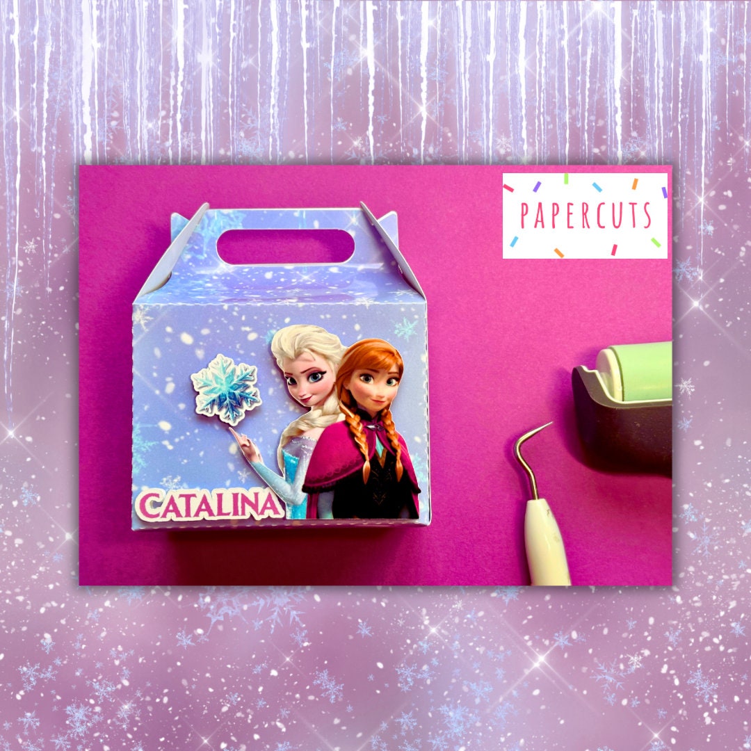Frozen Party Favor Box Pack of 6 - Etsy