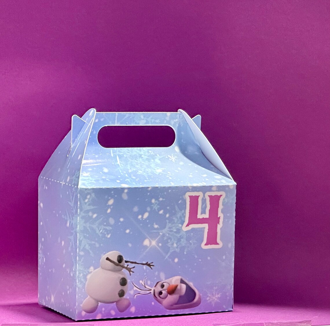 Frozen Party Favor Box Pack of 6 - Etsy