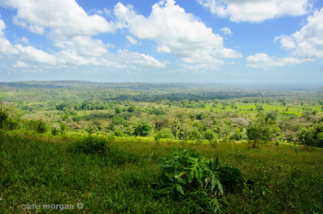 Costa Rica Landscape Photography, Blue and Green Home Decor,tropical ...