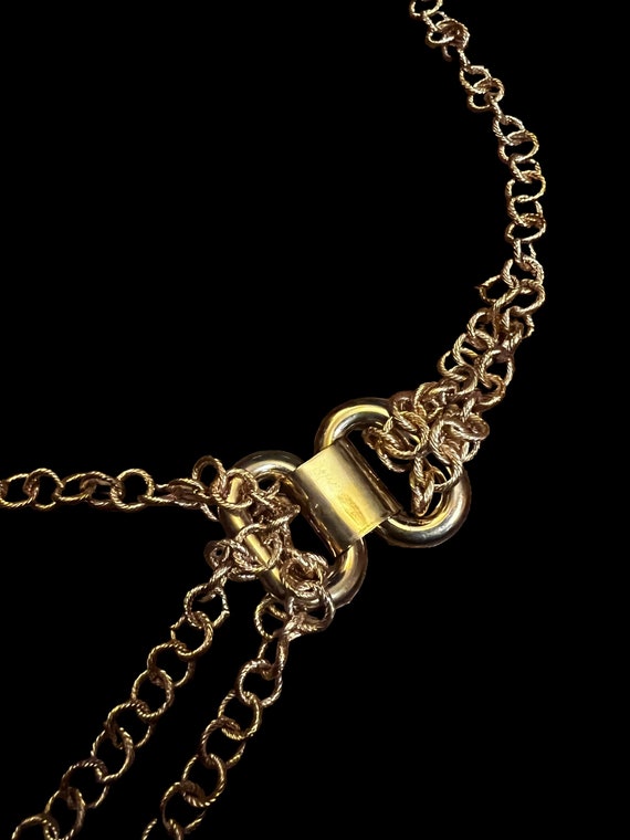 vintage gold chain gypsy belt - Gem vintage gold chain gypsy belt - Gem